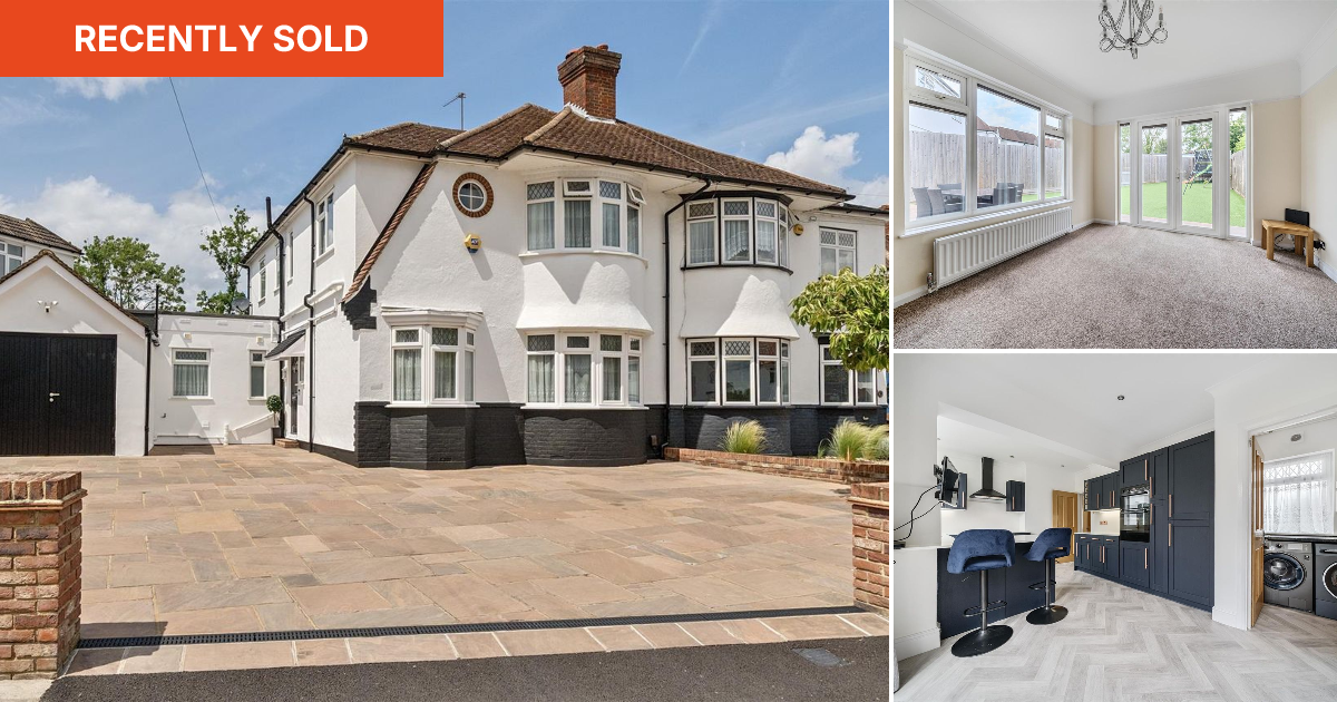 5 bed semi-detached house for sale in Nightingale Road, Petts Wood ...